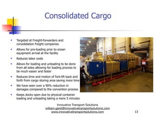 Mobile Transport Tray (MTTtm) Thinking Outside The Box1 | KEY | Cruises ...