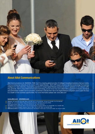 Allot Communication MobileTrends Report 02/2013 | PDF