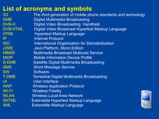 Mobile TV | PPTX
