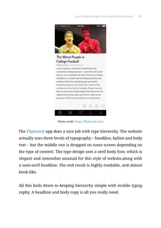 Mobile ui trends present future – meaningful mobile typography | PDF