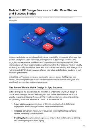 Mobile UI UX Design Services in India Case Studies and Success Stories.pdf