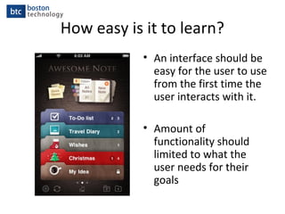 Mobile user interface | PPT