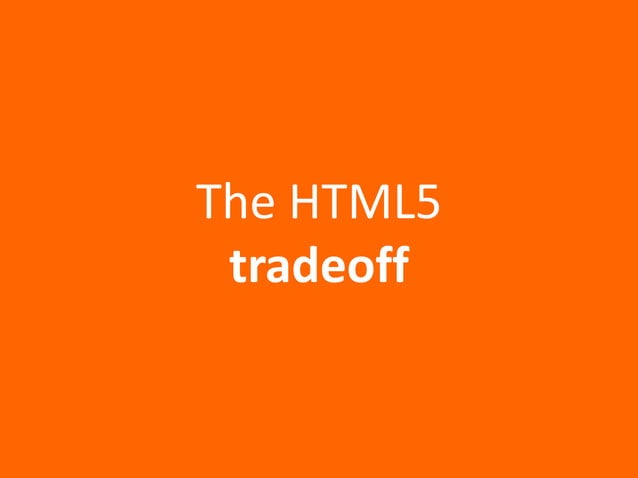 Tapping into Mobile UI with HTML5 | PPT