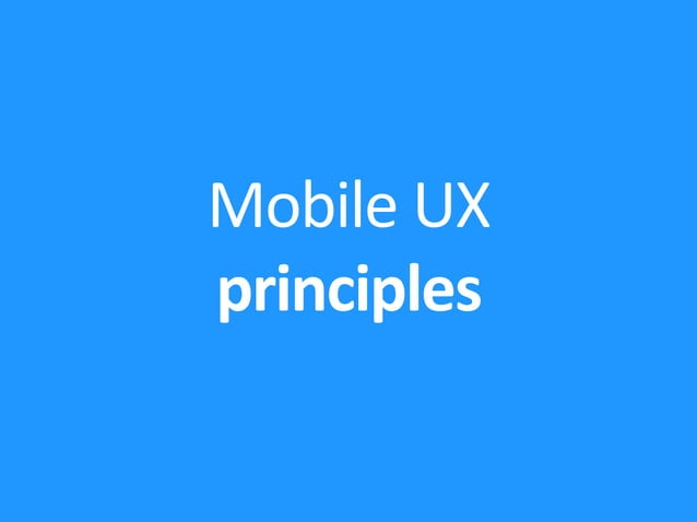 Tapping into Mobile UI with HTML5 | PPT