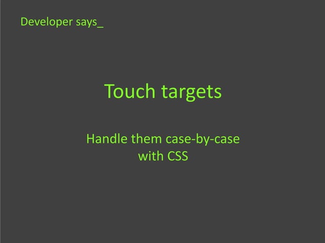 Tapping into Mobile UI with HTML5 | PPT