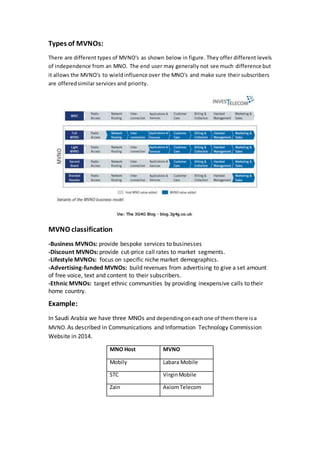 Mobile virtual network operator MVNO | PDF