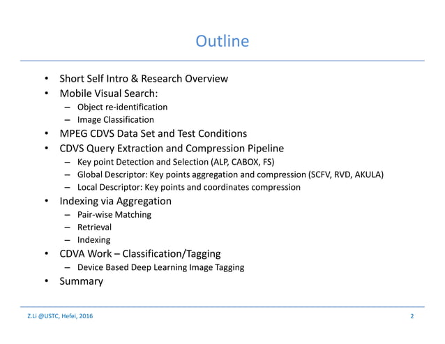 Mobile Visual Search: Object Re-Identification Against Large Repositories | PPT