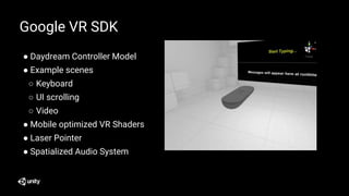Mobile VR, Programming, Rendering | PPT