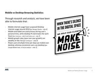 Mobile vs. Desktop Browsers | PPT