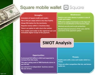 Mobile wallets Analysis | PPTX | Phone Services | Home Utilities