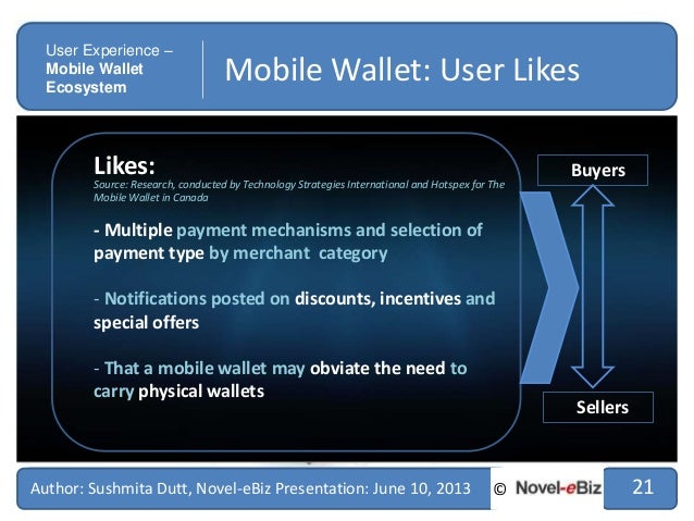 Mobile wallet user experience