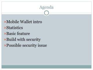 Mobile Wallet security | PPTX