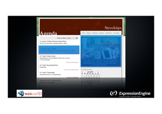 Expression Engine at Mobile Webcamp Hasselt | PDF