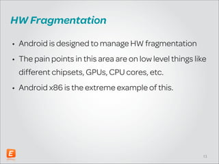 Beating Android Fragmentation | PPT