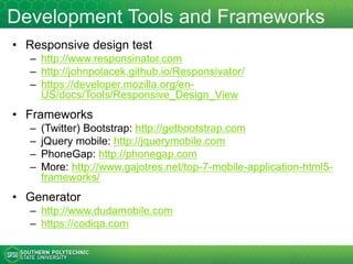 Mobile Web Overview https://www.edocr.com/v/k52p5vj4/ | PDF
