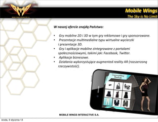 Mobile Wings Interactive S.A. | PPT