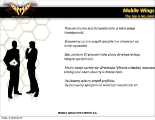 Mobile Wings Interactive S.A. | PPT