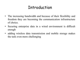 MOBILE & WIRELESS SECURITY And MOBILE & WIRELESS SECURITY | PPT