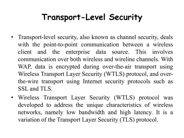 MOBILE & WIRELESS SECURITY And MOBILE & WIRELESS SECURITY | PPT