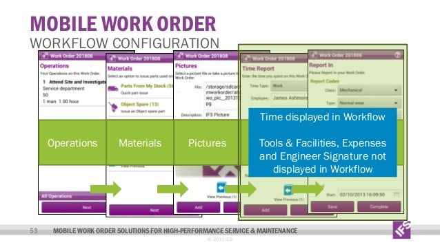 Mobile Work Order solutions for high-performance service & maintenance