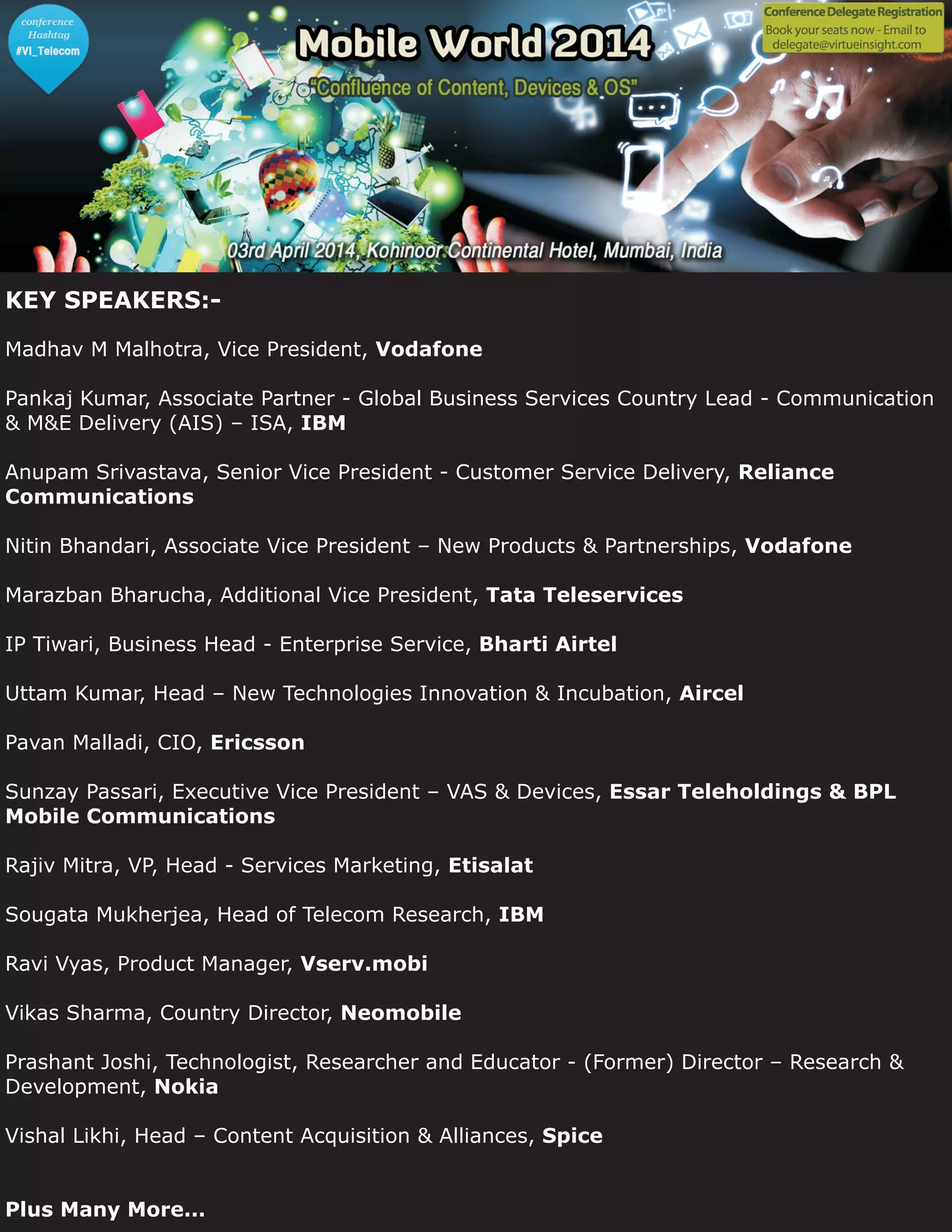 Mobile world Summit - 2014 | PDF