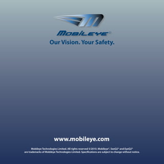 Mobileye brochure | PDF