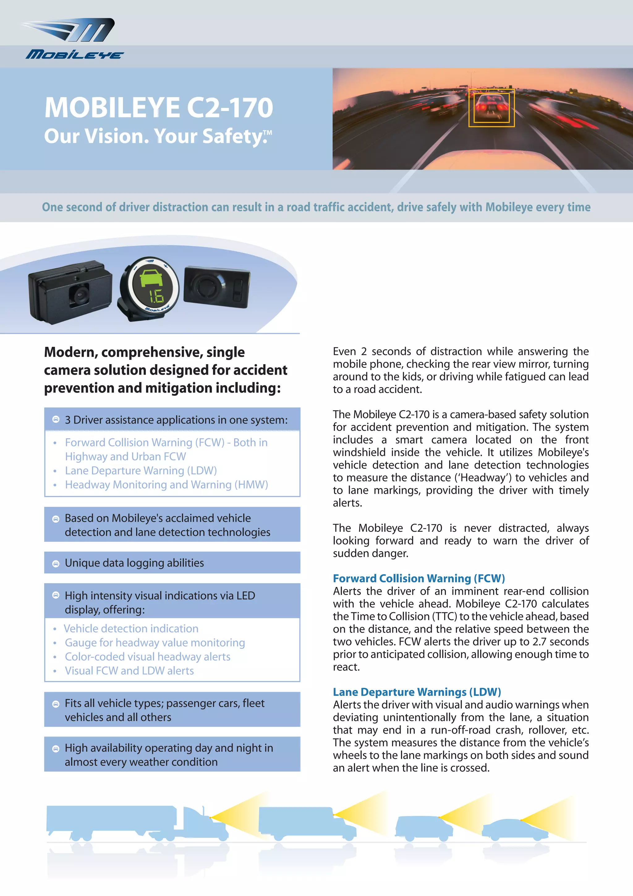 Mobileye C2 -170 Brochure | PDF