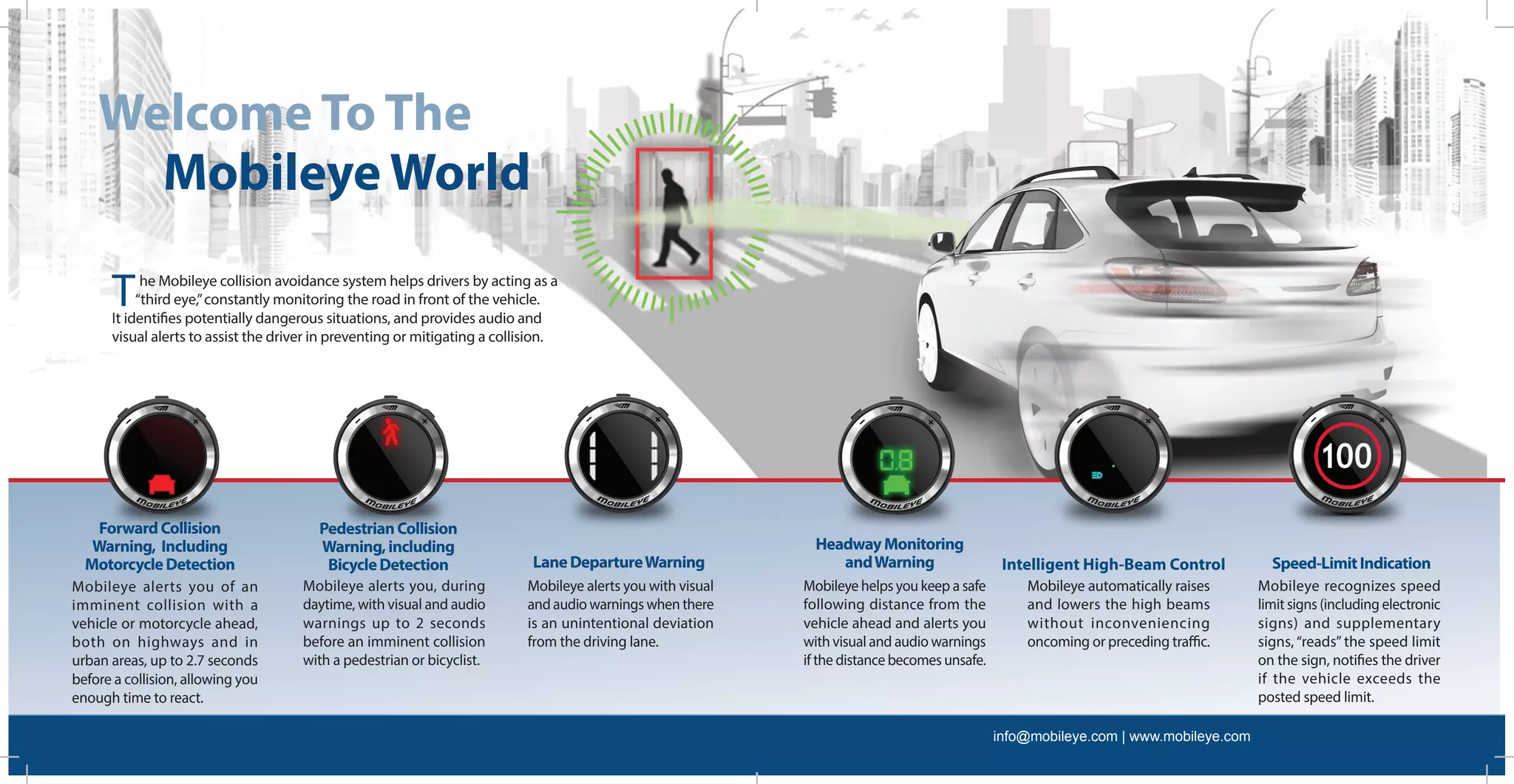 Mobileye general brochure 2015 (english) | PDF | Auto Safety | Automotive