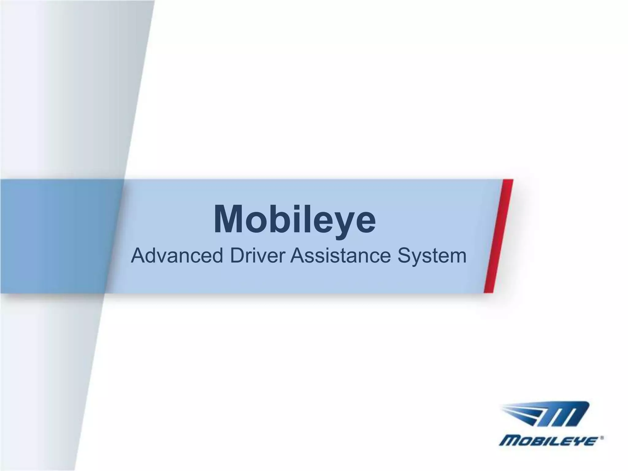 Mobileye presentation | PPTX