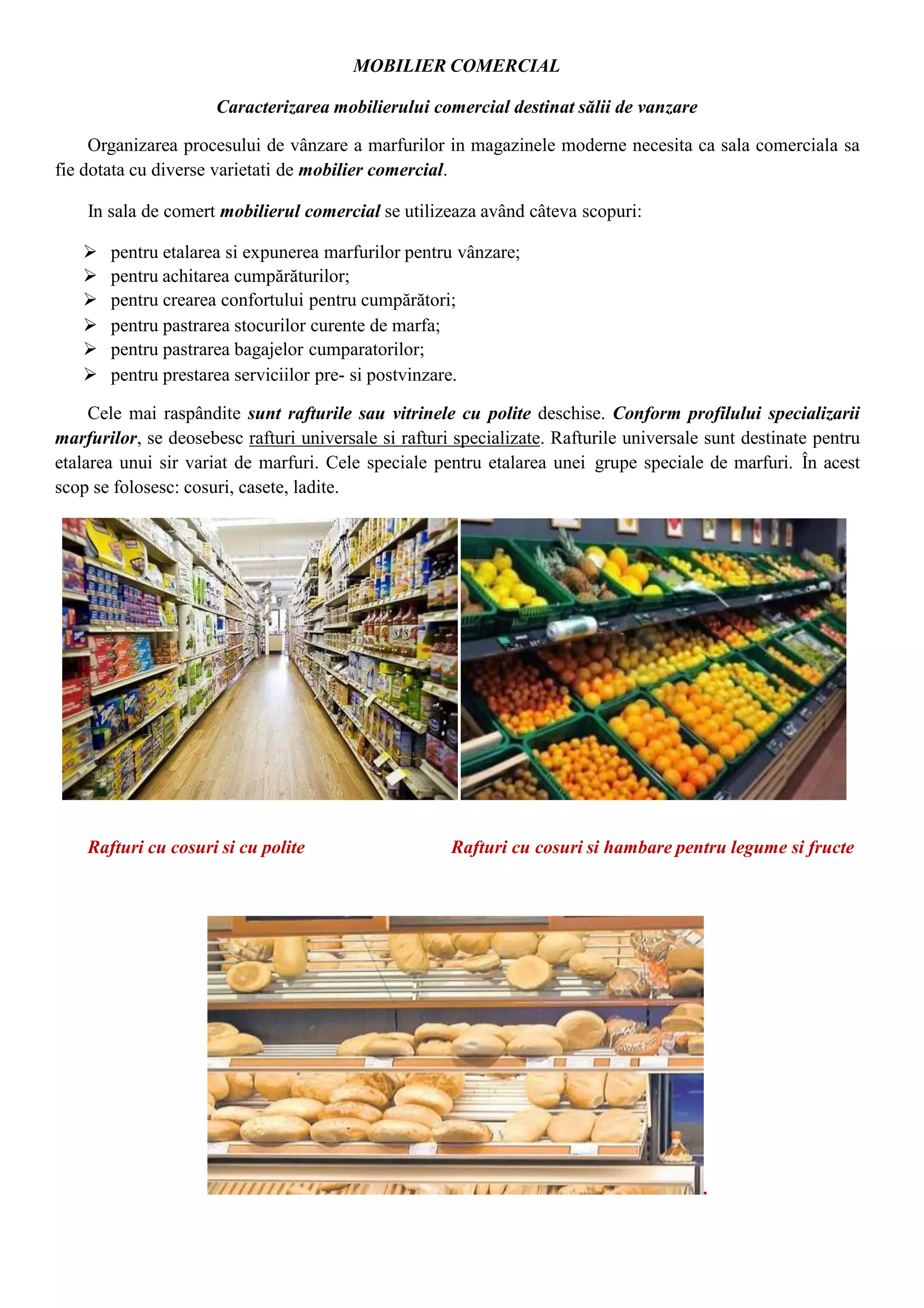 Mobilier comercial | PPTX