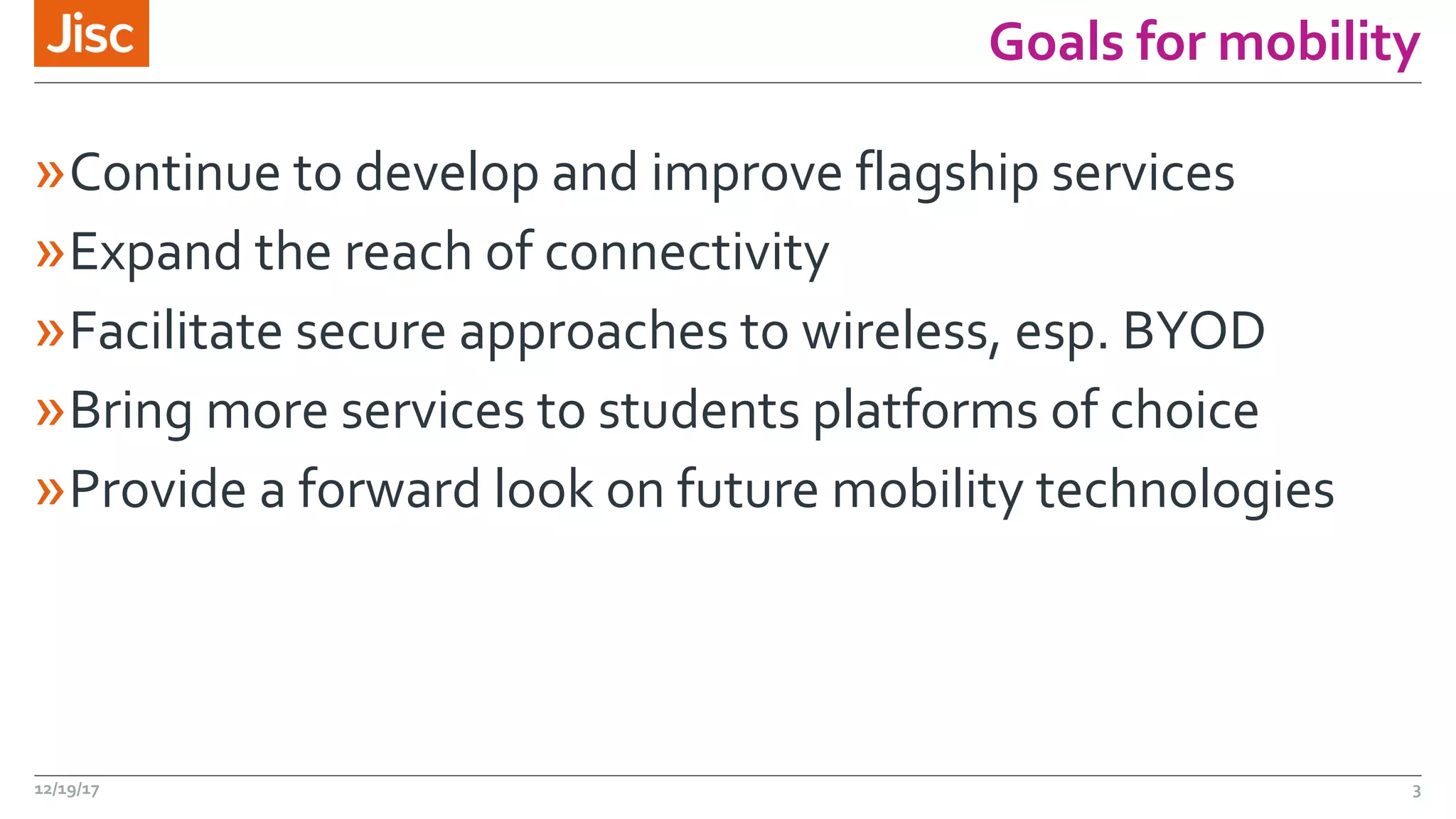 Mobility and network access | PPT