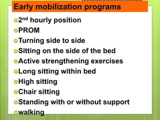 early Mobility in ICU | PPTX