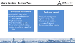 Maximo Mobile Solutions - BPD Zenith Presentation | PPT