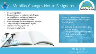 Mobility Awareness Among Aging Population | PPTX