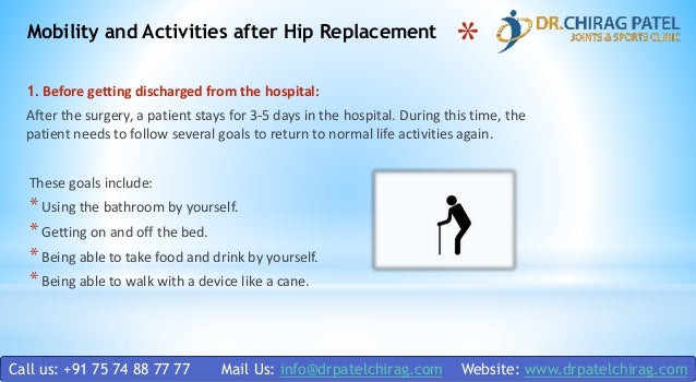 Mobility And Activities After Hip Replacement Hip Orthoinfo Dr