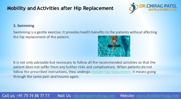 Mobility And Activities After Hip Replacement Hip Orthoinfo Dr