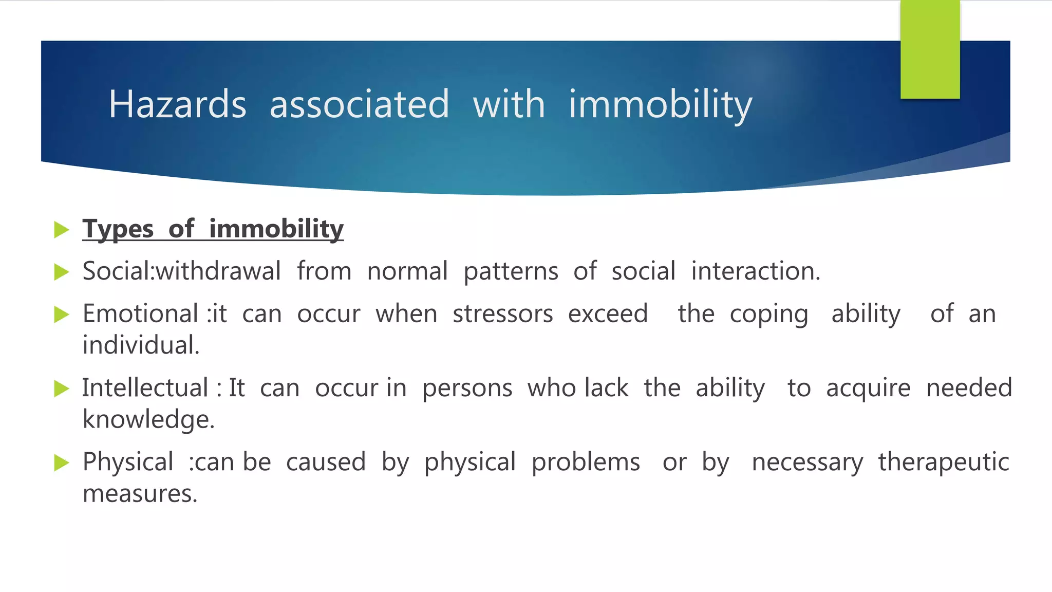 Mobility and immobility | PPTX