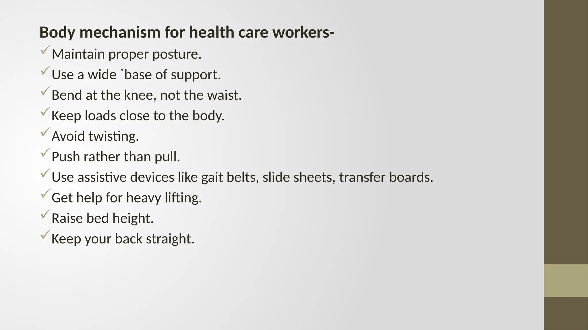 Mobility and Immobility in Nursing...... | PPTX