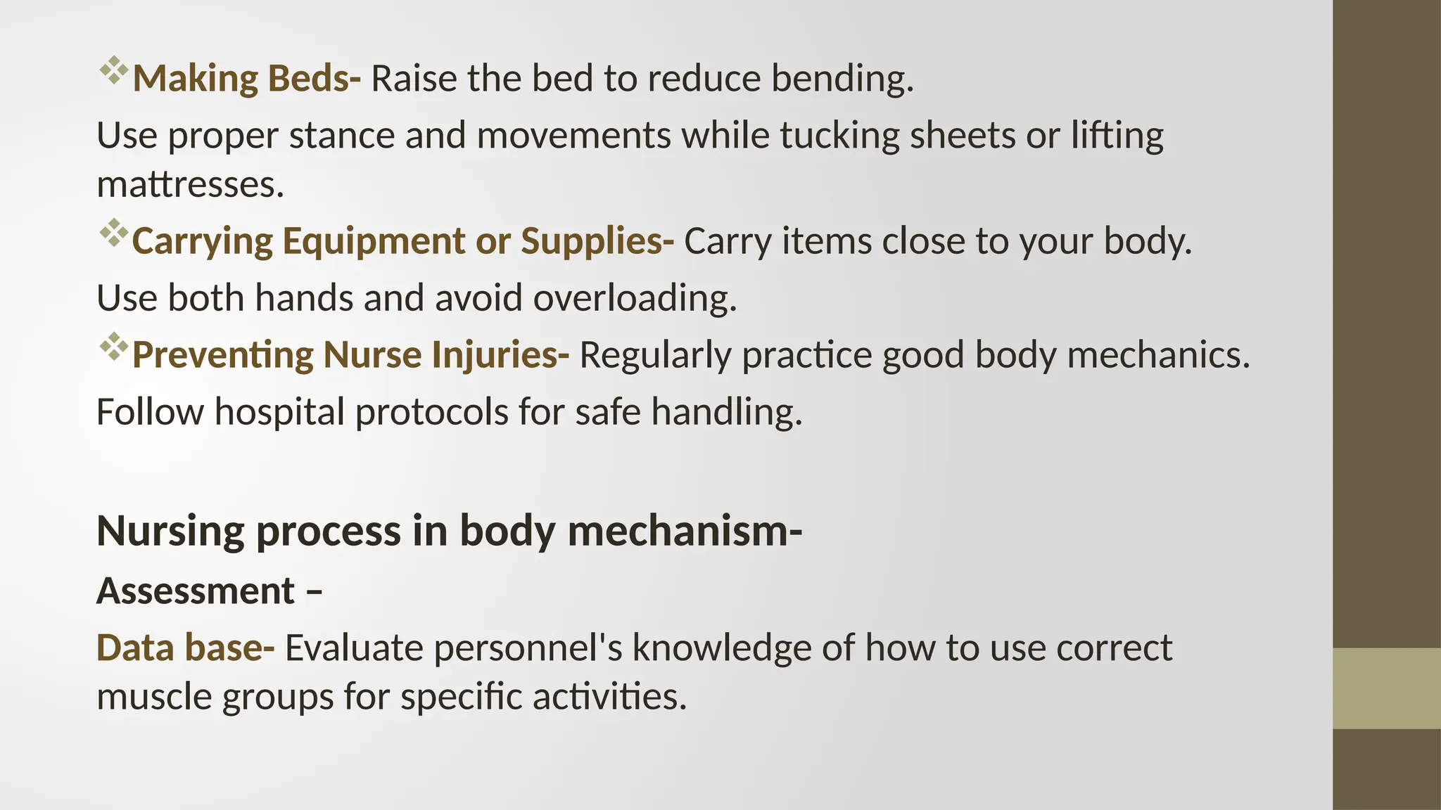 Mobility and Immobility in Nursing...... | PPTX