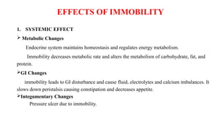mobility and immobility.pptx Paediatric speciality | PPTX