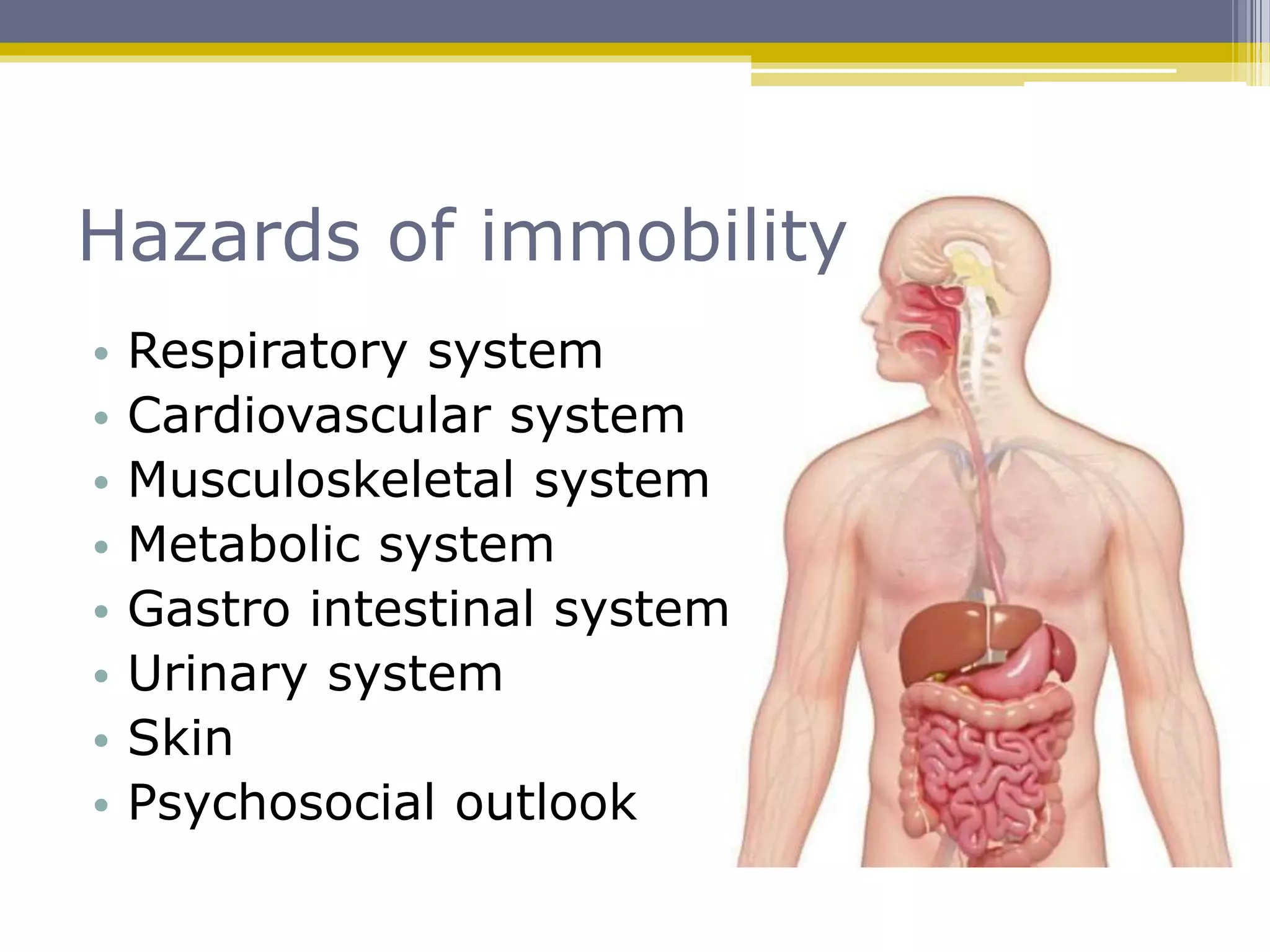 IMMOBILITY : NURSING MANAGEMENT | PPTX
