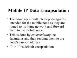 Mobility And Mobile I Pv4 | PPT