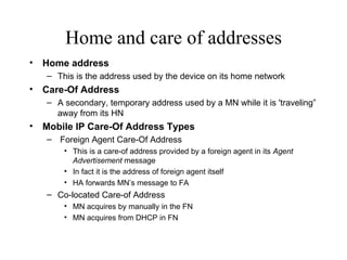 Mobility And Mobile I Pv4 | PPT