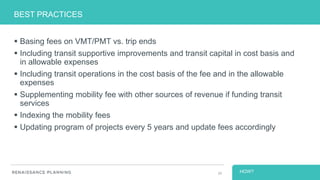 Mobility Fees - An Overview | PPTX
