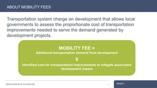 Mobility Fees - An Overview | PPTX