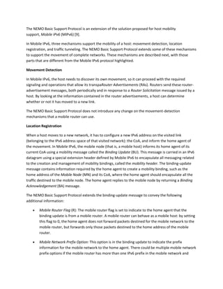 Mobility in network | PDF