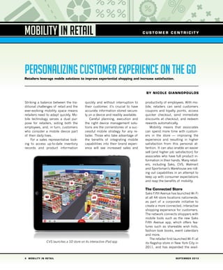 Mobility in retail | PDF | Retail Industry | Industries