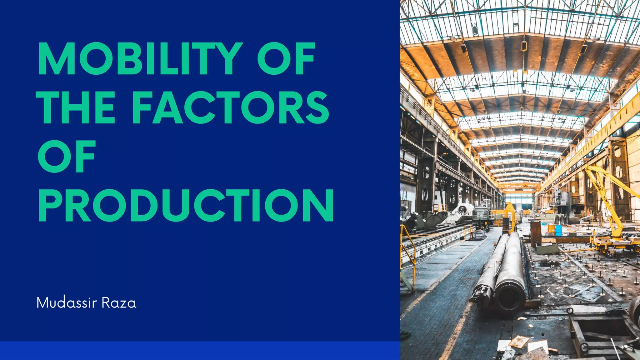 Mobility of the factors of production | PDF