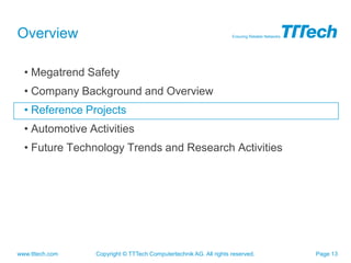 TTTech Automotive Overview | PDF