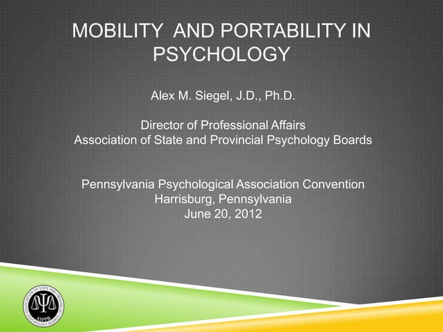 Mobility and Portability in Psychology | PPT